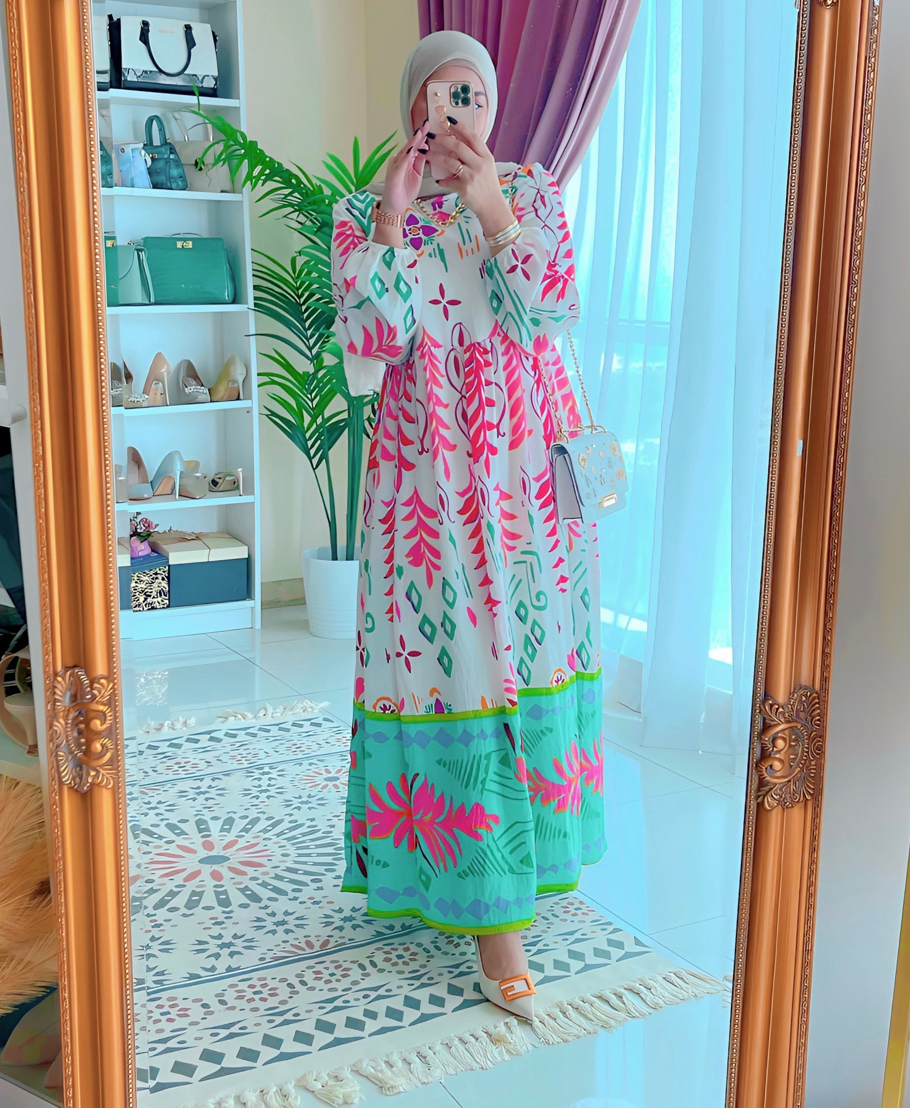 Colorful Summer Dress – Yussra’s Style