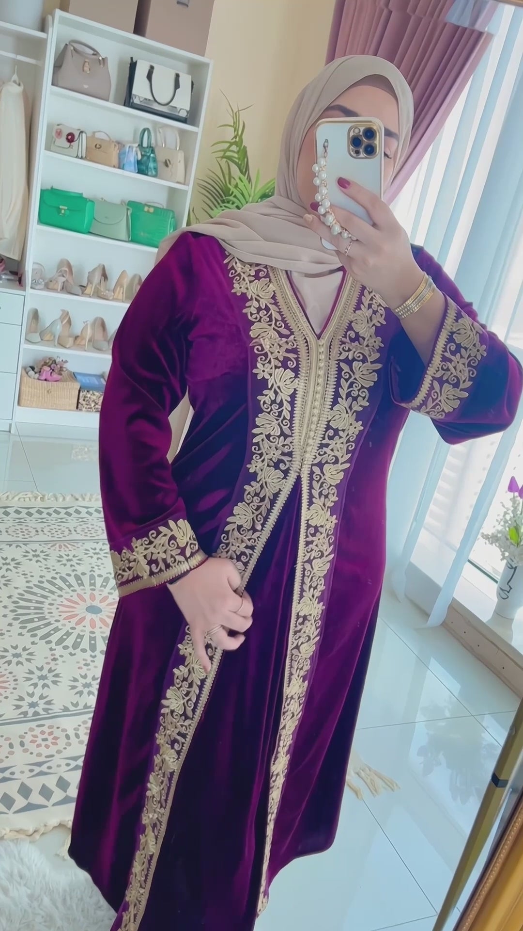 Velvet Dress – Yussra’s Style