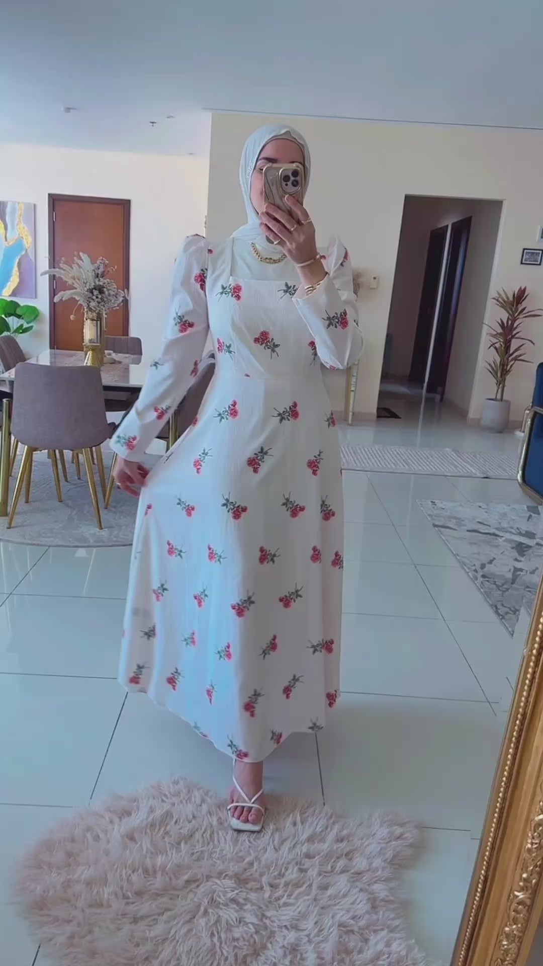 Printed Summer Dress – Yussra’s Style