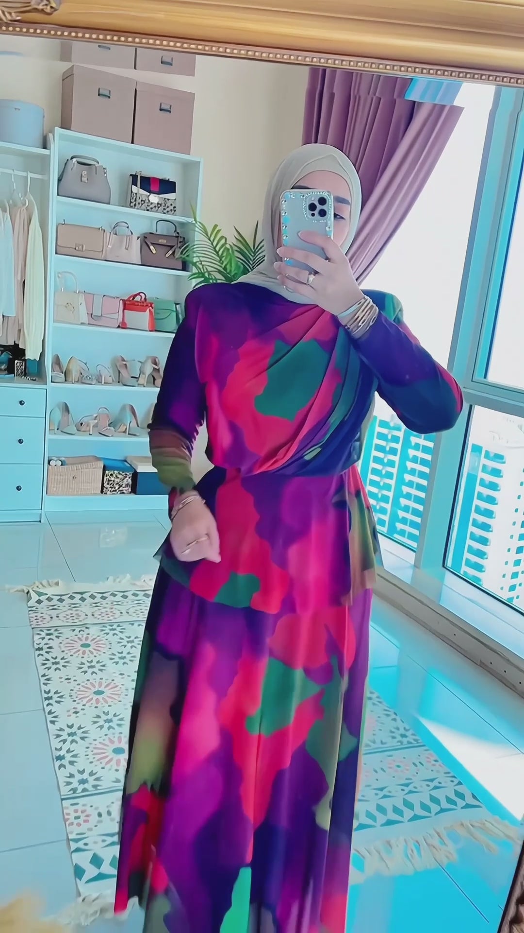Colorful 2 pieces Set – Yussra’s Style