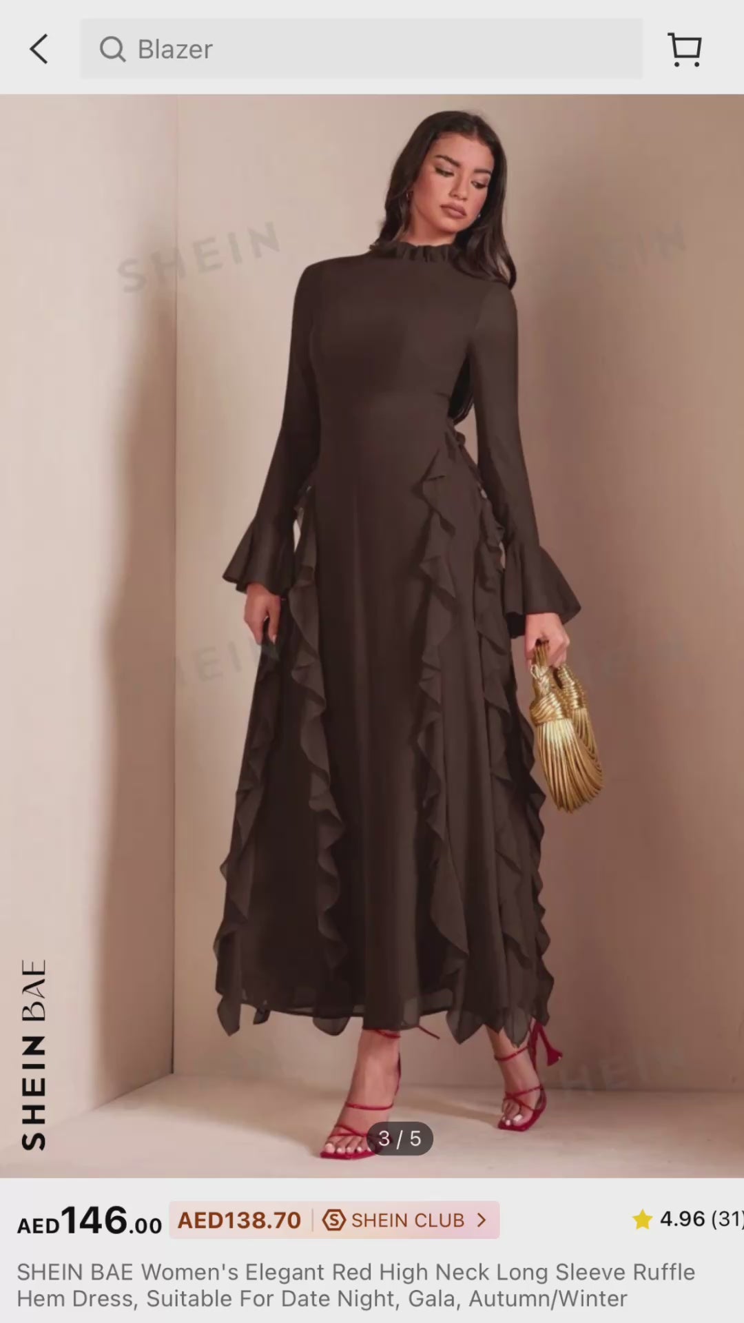 Ruffles Dress – Yussra’s Style