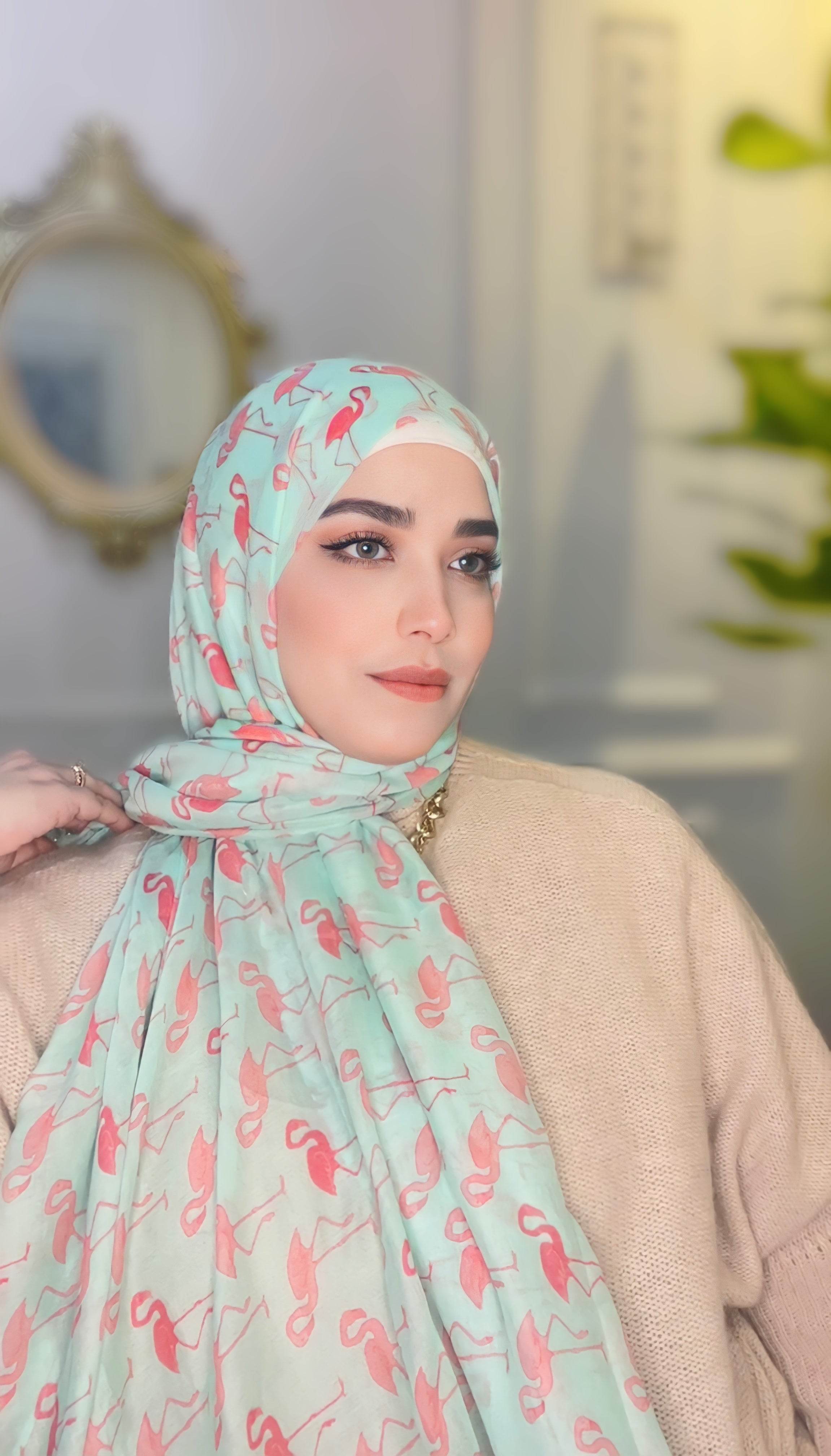 Printed Cotton Hijab – Yussra’s Style